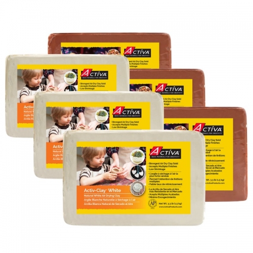 Activ-Clay™ Air Drying Clay, 9.9 lb (4.5 kg)