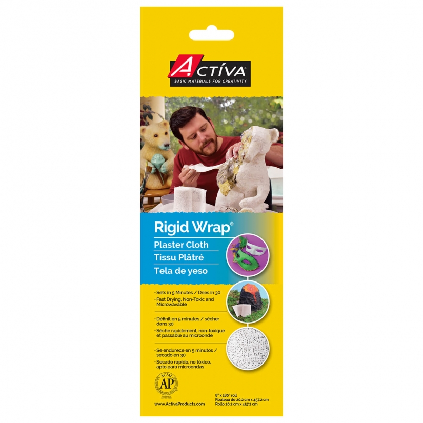 ACTÍVA Rigid Wrap™ Plaster Cloth 8-in X 180-in Roll