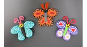 Beautiful Butterfly Magnets