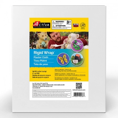 ACTÍVA Rigid Wrap™ Plaster Cloth 6-in X 50-ft Roll