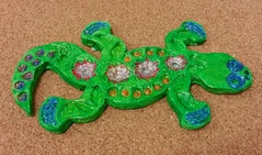 Clay Lizard Plan with Template