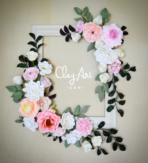 Lifelike Flowers Made with Hearty Clay Air Dry Clay